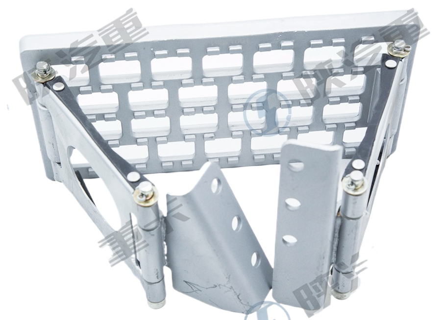 DZ13241240930 Aluminium cast hinge-type left lower step assembly