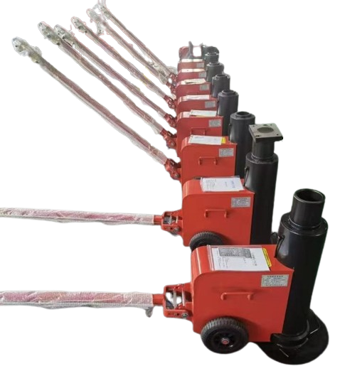 Pneumatic jacking machine
